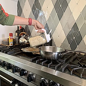 Jarware 82690 White Spout Mason Jar Lid with Handle, Wide Mouth, Set of 2