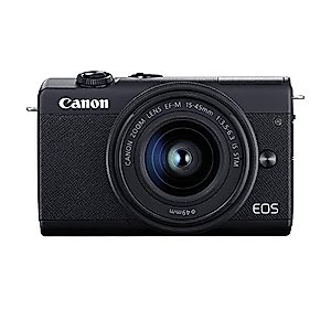 Canon EOS M200 Mirrorless Digital Camera with 15-45mm Lens International Version