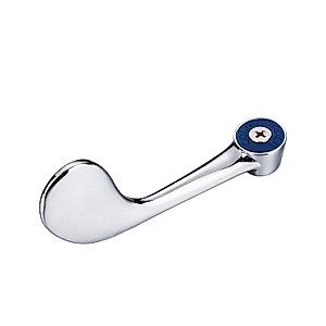 Phivan Commercial Faucet Parts Faucet Handle Replacement Kit - Wrist Blade Handles Lever Handles for Industrial, Restaurant, Commercial Sink Faucet - Fits Most 3/8" Shaft, 0.43" Round Stem Hole (Blue)