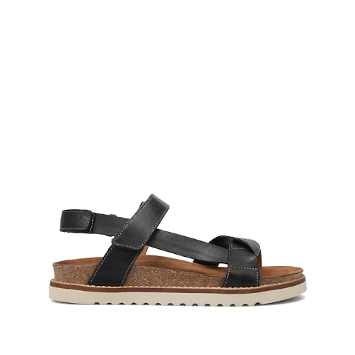 Taos Footwear Women's Sideways Black Sandal 8-8.5 (M) US