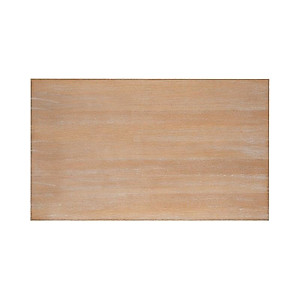 Riverbay Furniture 59" W x 35" D Transitional French Inspired Design Wood Dining Table with Spacious Table Top and Decorative Turned Legs in Light Natural Brown