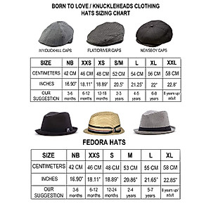 Born to Love Baby Boys Hat Tweed Page Driver Cap, Beige, 12-18 Months