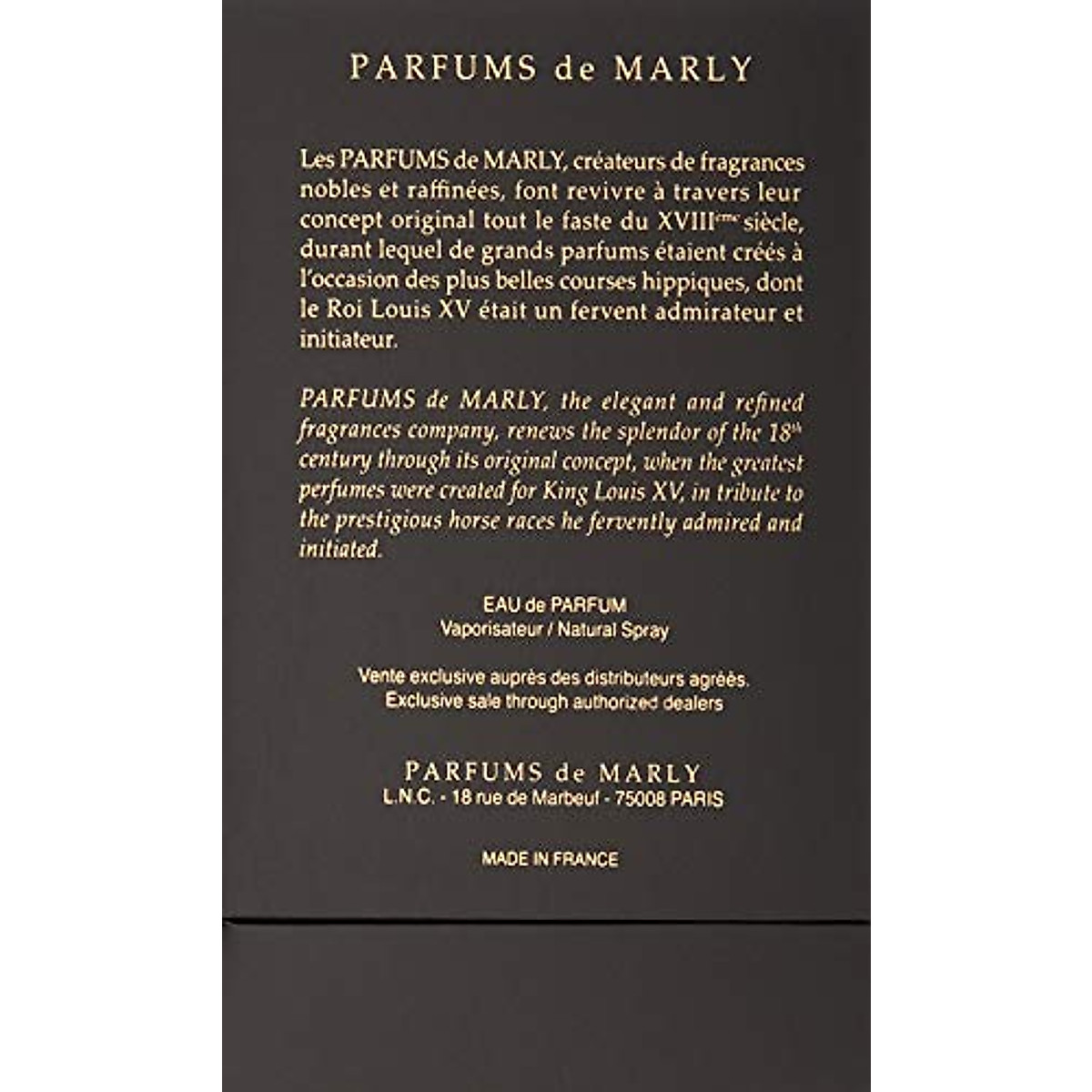 PARFUMS DE MARLY - Safanad - 2.5 Fl Oz - Parfum For Women - Top notes Orange, Pear, Petitgrain Essence - Heart notes Ylang-Ylang, Orange Blossom, Jasmine Sambac Absolute - Base notes Amber - 75ml