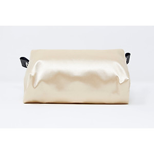 DOMINIE Liner for Clear Handbag Small Clutch Removable/Interchangeable Liner - Pale Pink Liner, Black Tabs (Black Clutch Sold Separately)