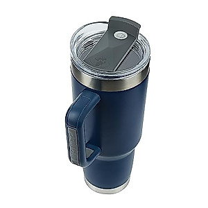Pelican Hydration Pelican Porter™ 40 oz Vacuum Insulated Tumbler - Recycled Stainless Steel Double Wall Travel with Dual Lid, Powder Coated Insulated Coffee Mug For Hot Cold Drinks, Midnight