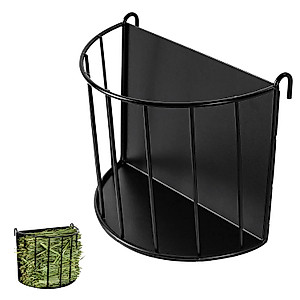 Oiibo Rabbit Hay Feeder, Less Wasted Guinea Pig Hay Feeder Bunny Hay Feeders with Heavy Duty Metal Frame Hay Holder Rack for Guinea Pigs, Rabbit, Chinchilla, Bunny