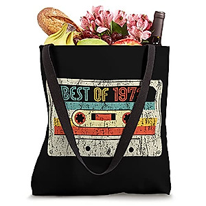 50th Birthday Gifts Best Of 1973 Vintage Cassette Tape Retro Tote Bag