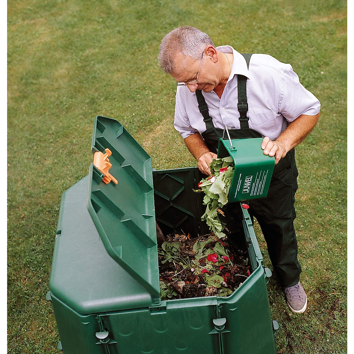 Exaco AQ AeroQuick Large Compost bin, 187 Gallons, Green