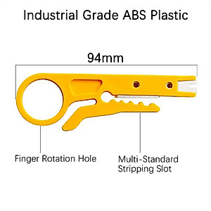 VANICE Mini Wire Stripper 3 Pack Network Wire Stripper Punch Down Cutter for Network Wire Cable, RJ45/Cat5/CAT-6 Data Cable, Telephone Cable and Computer UTP Cable