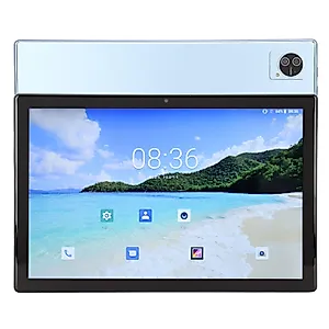 Luqeeg Tablet, USB C Fast Charging 2 Speakers 100‑240V FHD Screen 4G Tablet with Keyboard Mouse for Home (US Plug)