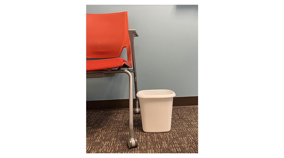 Rubbermaid Vanity Trash Can - Compact, Stylish Wastebasket for Small Spaces