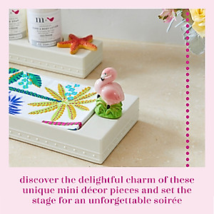 Nora Fleming Hand-Painted Mini: Tickled Pink (Flamingo) A205