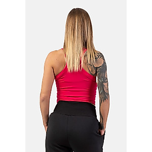 NEBBIA Sporty Slim-Fit Crop Tank Top 422 Pink