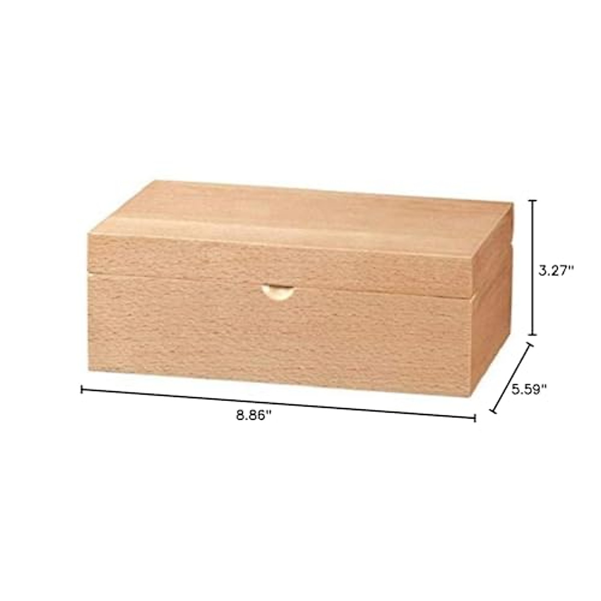 Wooden Storage Box for Standard Size Chess Pieces - Chess Box MUBA Standard