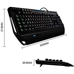 SPLD Gaming Keyboard and Mouse, Backlit USB Keyboard, Ergonomic Gaming English-Russian Keyboard