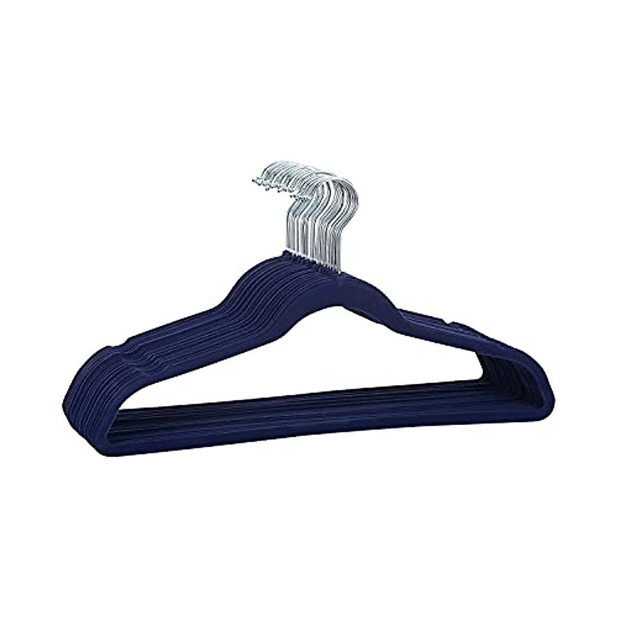HangAroma Non-Slip Scented Velvet Hangers - Heavy Duty Clothes Hanger - Ultra Thin Space Saving 360 Degree Swivel Hook - Ideal for Coats, Jackets, Pants, & Dress - Fresh Air - 6 Pack