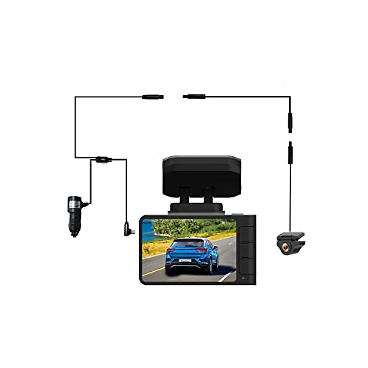 WOLFBOX D07 50ft Rear Camera Extension Cable for Large Vehicles
