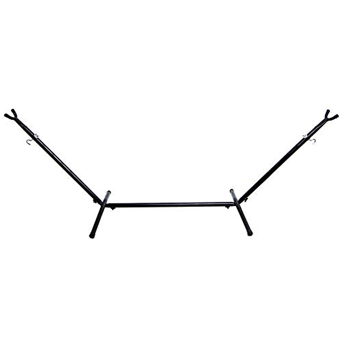 BalanceFrom Double Hammock with Space Saving Steel Stand and Portable Carrying Case, 450-Pound Capacity, 2-People, Black