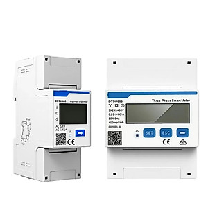 1PCS DDSU666 DTSU666 multi-function electric energy meter programmable V, A, W, KWH, VAR, MODBUS RS485 electric energy meter solar photovoltaic inverter ( Color : DDSU666 1.5(6)A , Size : MODBUS RS485