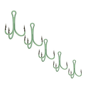 ZIYTEX 10PCS Luminous Fishing Hooks Fishhooks Fishing Accessories Hooks Glow in Night Fishing Baits Kit Lots Luminous Fishing Tackle Hook 2# 4# 6# 8# 10# Fishing Lures (Color : 10)