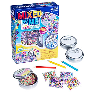 Crazy Aaron’s Thinking Putty Hide Inside! Mixed by Me Kit - Create, Mix, Mold, Fun Activity Set, Mix-in Pieces, Sensory Putty, Fidget, Never Dries Out, Non-Toxic, Crazy Aarons Putty Kids Ages 5+