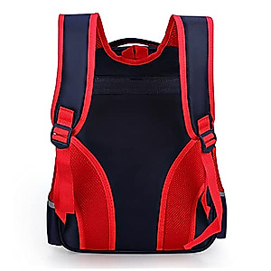 GLOOMALL Spiderman School Bags Boy Oxford cloth Vacation Travel backpack Spiderman Backpack