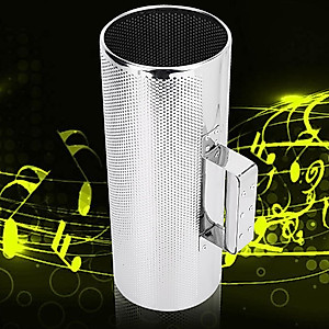 Guiro Instrument, 5x12.8'' Professional Stainless Steel Guiro Percussion Instrument Metal Guiro with Scraper instrumento guira fino