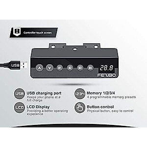 FEZIBO Height Adjustable Standing Desk Frame, Electric Standing Desk Legs for 43.4 inches to 62.9 Inches Desk Tops, Sturdy Stand up Desk Base for Workstation，Black (Frame Only)