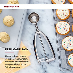 KitchenAid Gourmet Cookie Dough Scoop, One Size, Black