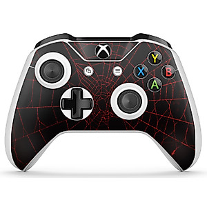 2 x Spider Controller Skins Compatible with Xbox One S Full Wrap Vinyl Sticker