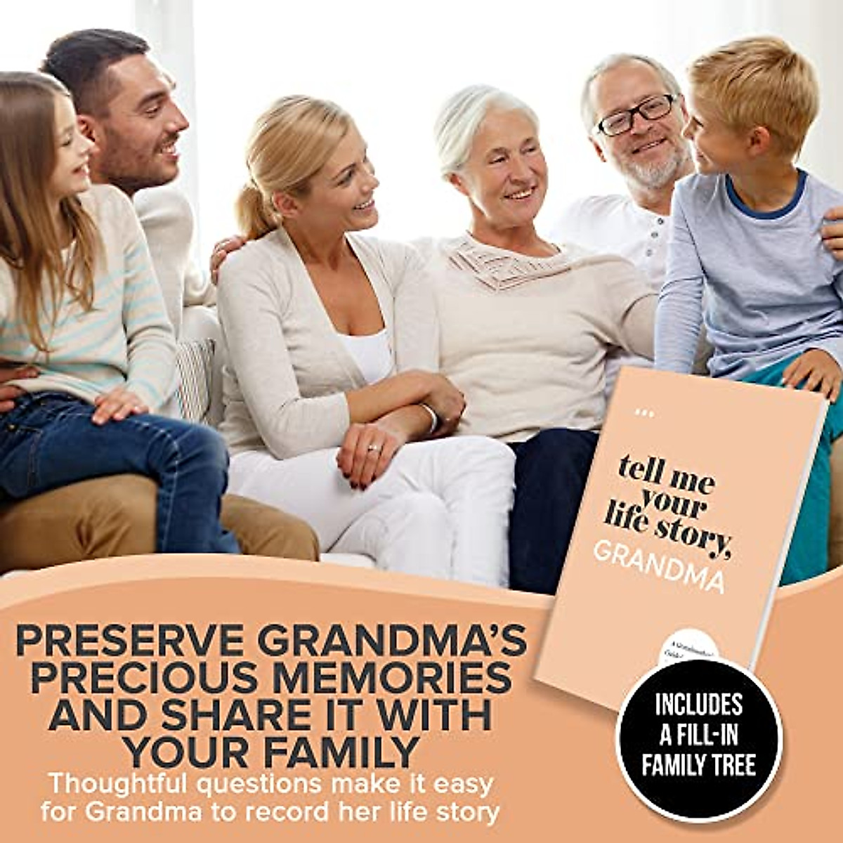 Tell Me Your Life Story, Grandma: A Grandmother’s Guided Journal and Memory Keepsake Book (Tell Me Your Life Story® Series Books)