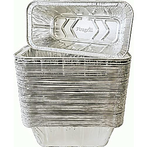 Firsgrill 50-Pack Professional Replacement Blackstone 17" 22" 28" 30" 36" Griddle Grease Catcher Cup Liners 8" L *3.75" W* 3" H