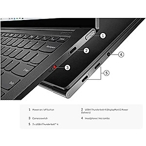 Lenovo 2022 IdeaPad Slim 9i 14" 4K(3840 x 2160) Touchscreen Laptop, 11th Gen Intel Core i7-1195G7, 16GB DDR4 RAM, 512GB SSD, Iris Xe Graphics, WiFi 6, Backlit KB, Stylus Pen, Windows 11 PRO, Black