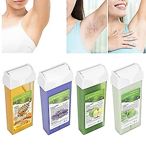 Hair Removal Wax Refill Roll-On Cartridges Warm Wax Kit Waxing Professional Or Home Uses