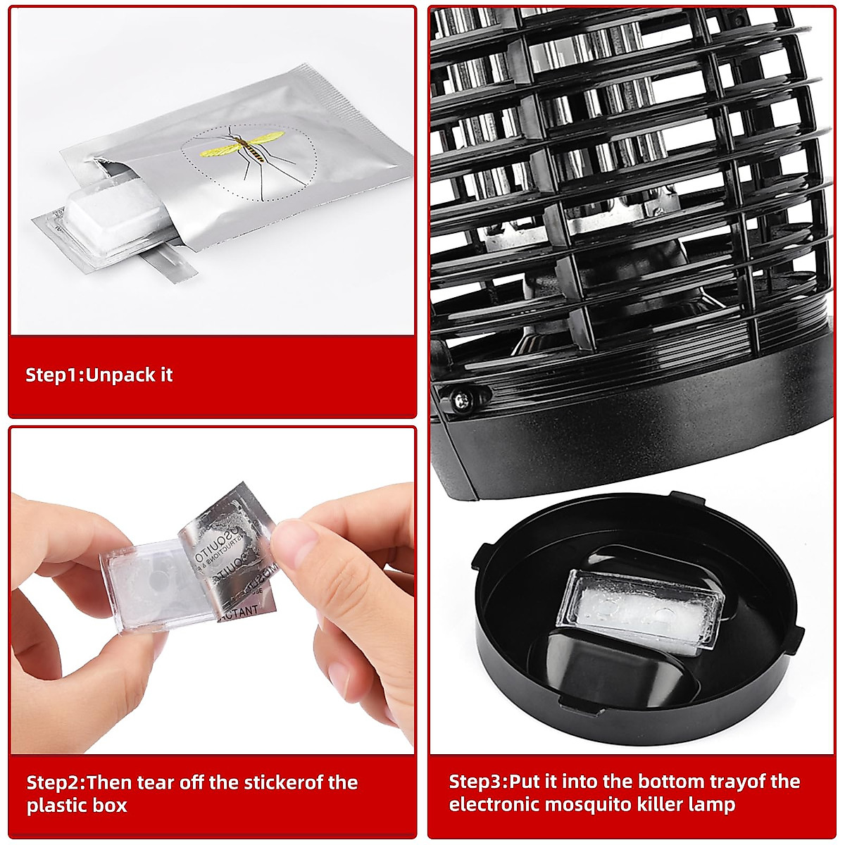 ALLRoad Mosquito Magnet Attractant for Bug Zapper Octenol Lure 4 Packs