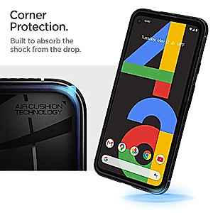 Spigen Rugged Armor Designed for Pixel 4a 5G Case (2020) - Matte Black