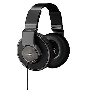 AKG Pro Audio K553 MKII Over-Ear, Closed-Back, Foldable Studio Headphones,Black