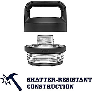 YETI Rambler 36 oz Bottle, Vacuum Insulated, Stainless Steel with Chug Cap, Black