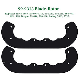 BOSFLAG 99-9313 Snow Blower Paddles with 55-8760 Scraper 55-9300 Belt Replaces 125-1128, 55-9250, 55-9251, 88-0771 for Toro CCR2000, CCR2400, CCR2500, CCR2500E, CCR2500R, CCR3000 CCR3000E Snowthrowers
