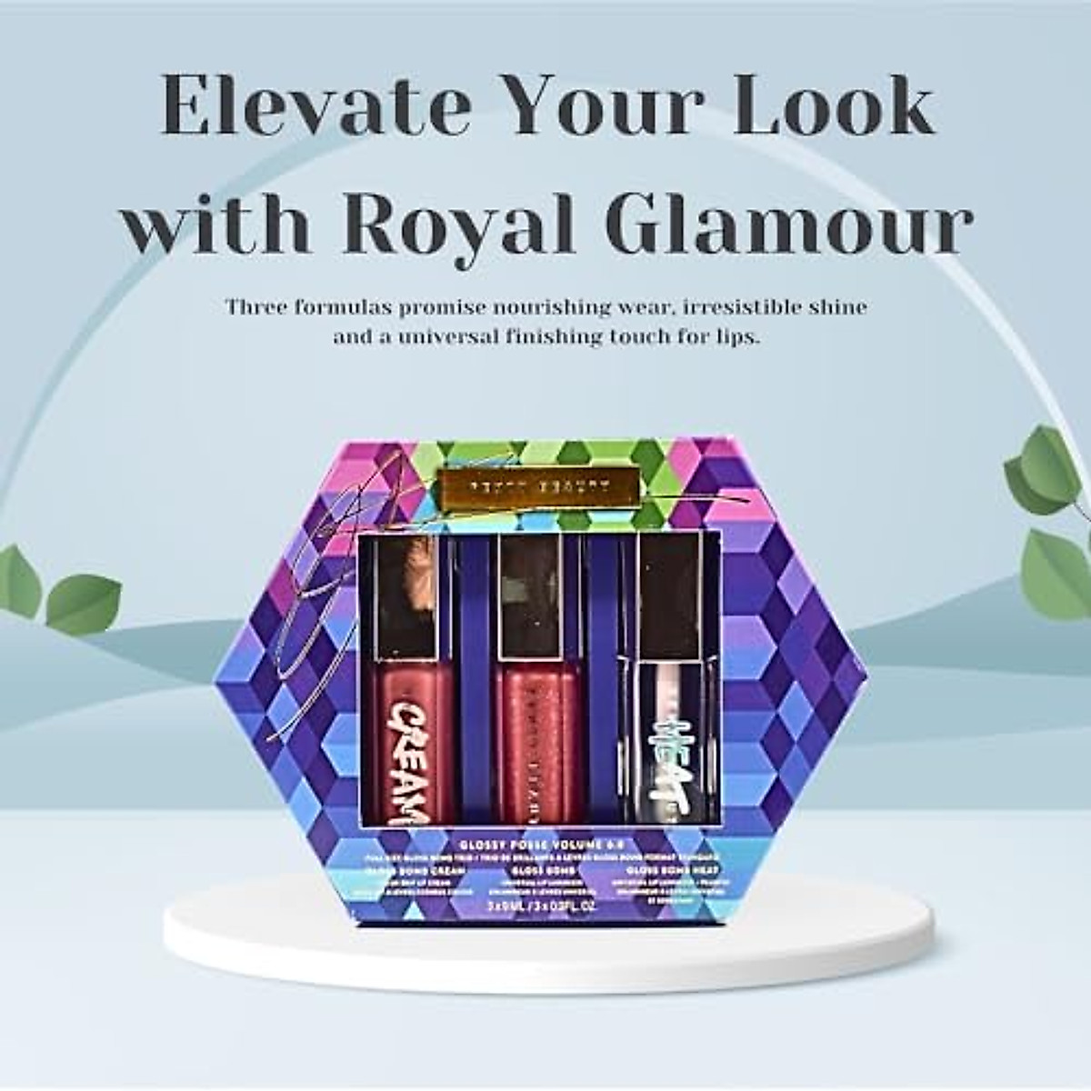 Fenty Beauty by Rihanna Glossy Posse Volume 6.0 Full-Size Gloss Bomb Trio