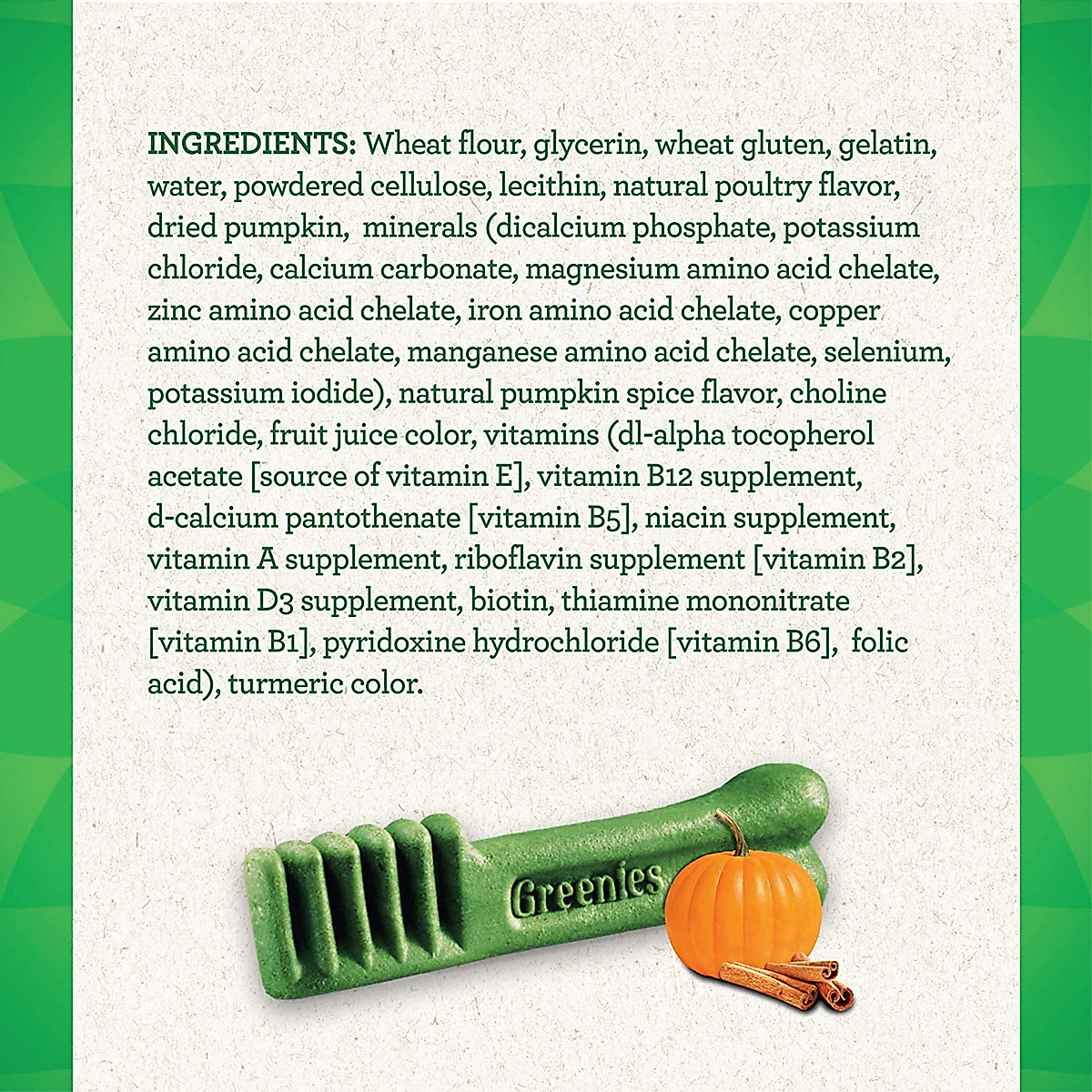 Aurora Pet Bundle (2) Greenies Pumpkin Spice Flavor Teenie Size Dog Dental Treats (12-oz Bags) with AuroraPet Wipes