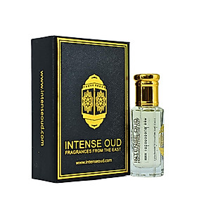 INTENSE OUD Artist Ventu Arabian Perfume Oil for Men & Women, Long Lasting Alcohol-Free Concentrated Fragrance, 12ml (0.40 oz) in Black Gift Box, Pineapple & Musk Notes