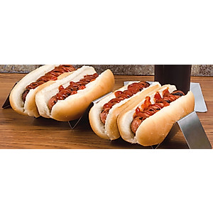 American Metalcraft HTSH5 Taco Holder, Stainless Steel, Half-Size, Four Or Five Compartments