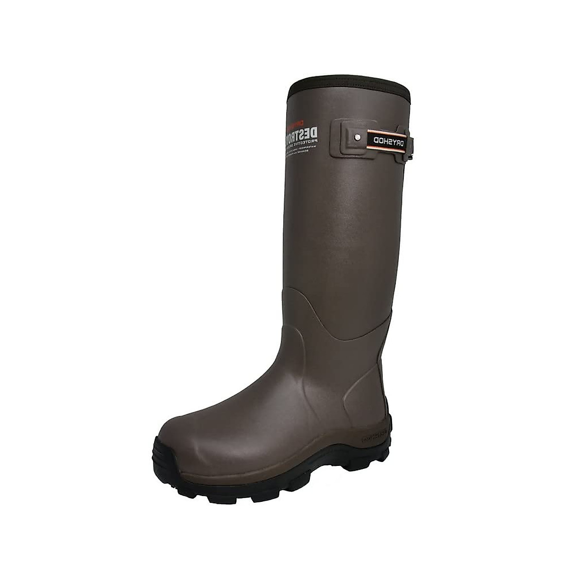 Dryshod Men's Destroyer Warm Dry Moisture-Wicking Waterproof Insulated Protective Brush Boot with Gusset, Khaki, 11