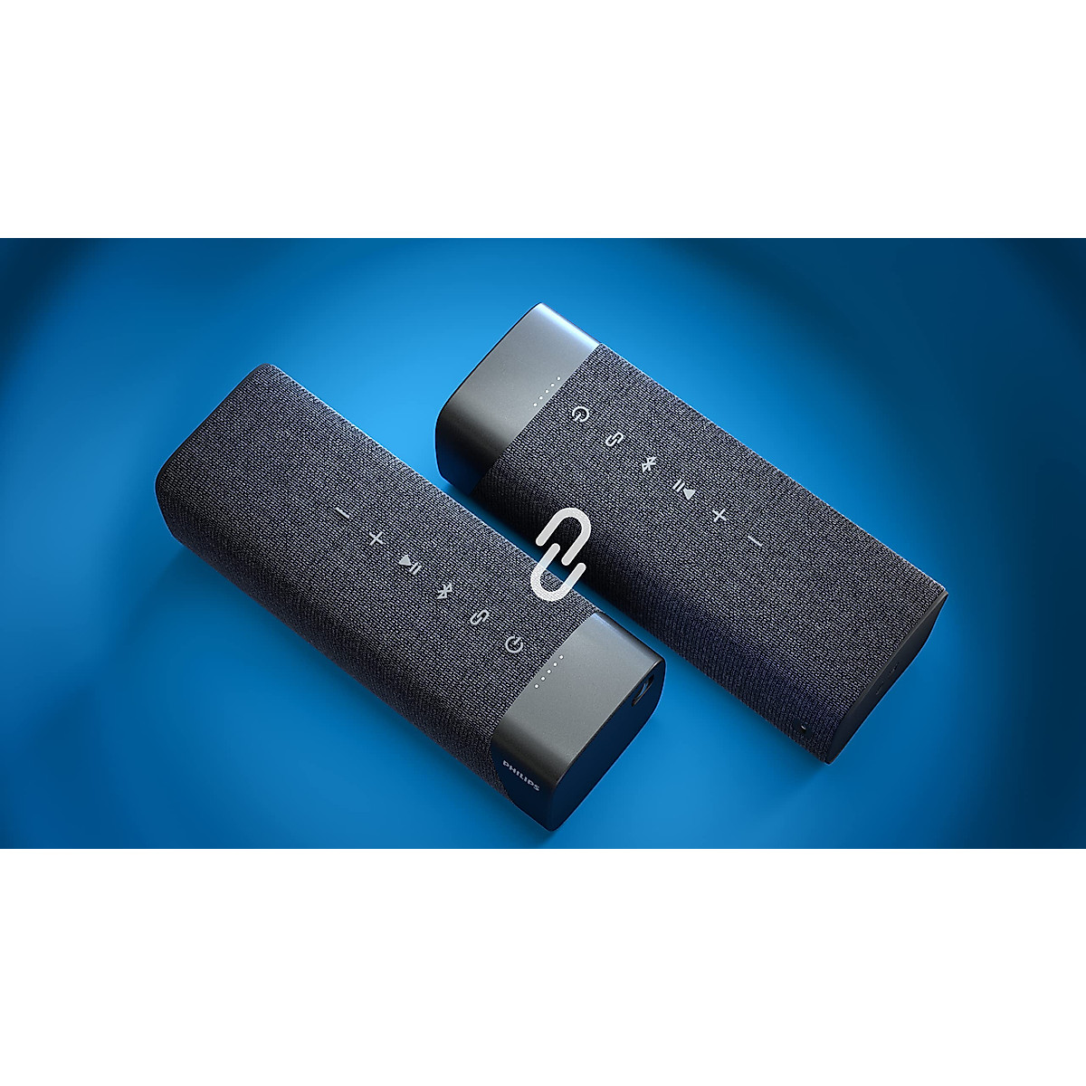 PHILIPS S5505 Wireless Bluetooth Speaker with Large Bold Sound, Up to 12 Hours Playtime, IPX7 Waterproof, Medium, TAS5505