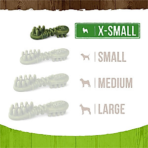 Merrick Fresh Kisses Natural Dental Chews Infused with Coconut and Botanical Oils for Tiny Dogs 5-15 Lbs - 106 ct. Box