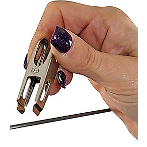 Home-X 10 Pack Stainless Steel Clothespin & Utility Clip Multi-Purpose Stainless Steel Clips, Cord Clothes Pins Utility Clips Clamps Darkroom Photoclips-1.5 Inch