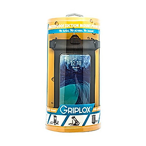 Xventure Griplox Waterproof Suction Mount Phone Holder for Marine Boats iPhone X 8 Plus 7 SE 6s 6 5s 5 Samsung Galaxy S9 S8 S7 S6 S5 Note Google Pixel 2 XL LG Nexus Sony Nokia (XV1-863-2)