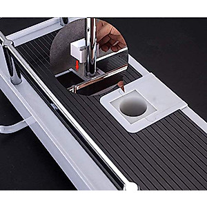 YunNasi Tension Rod Corner Shower Caddy Pole Shower Rack Shower Shelf Baskets for Shampoo Conditioner Soap