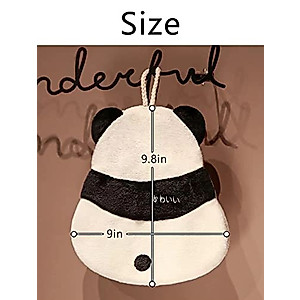 Pandas and Bees Funny Hand Towels - Cute Bathroom Kitchen Towels Decorative Pandas and Bees Decor Hanging Face Towels Absorbent Soft-Super Soft Highly Absorbent Towel for Bathroom